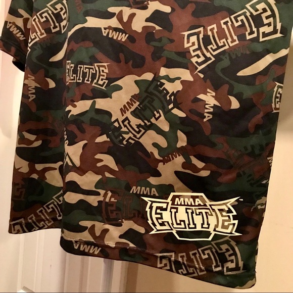 Mma Elite | Shirts | Mens Mma Elite Camo Tshirt | Poshmark